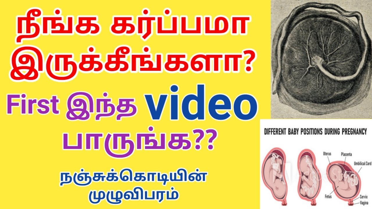 Placenta position during pregnancy | Nanju kodi irakkam | Placenta ...