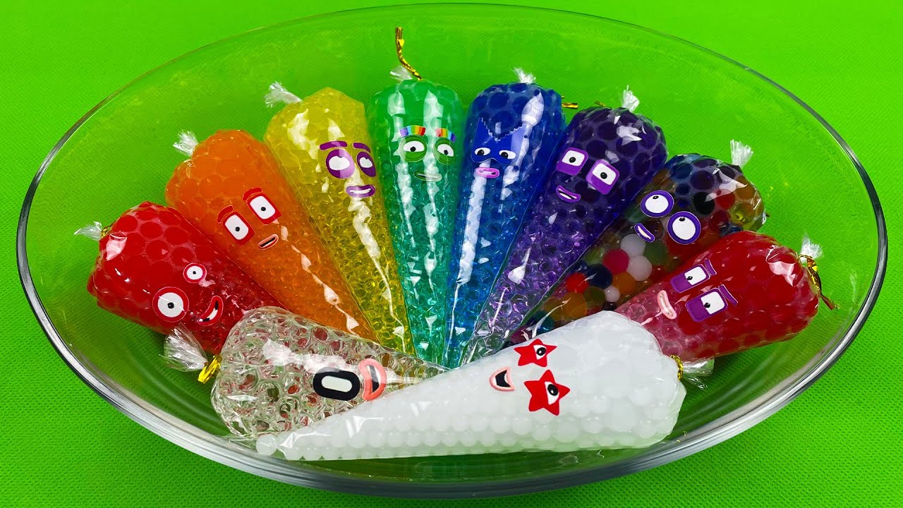 Numberblocks - Relaxing Orbeez with Piping Bags! Video ASMR - YouTube