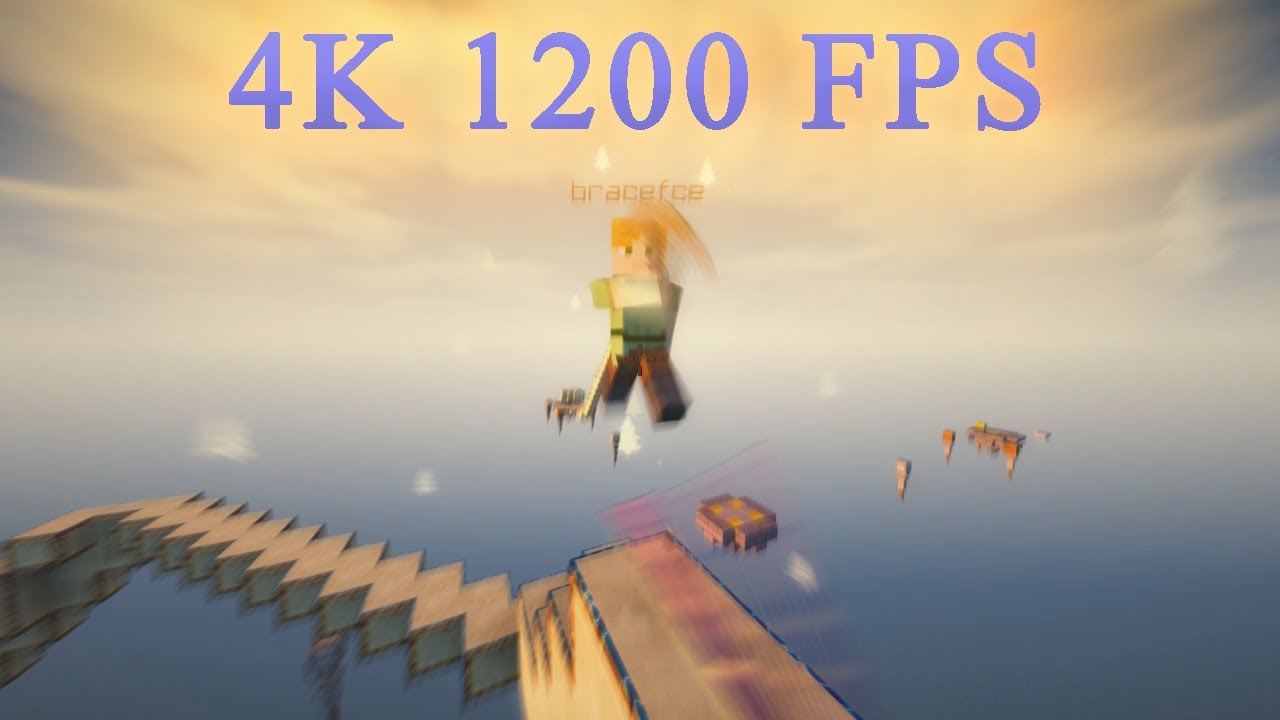 Playing Minecraft BedWars on a Pentagon computer | 4K 1200 FPS Render ...