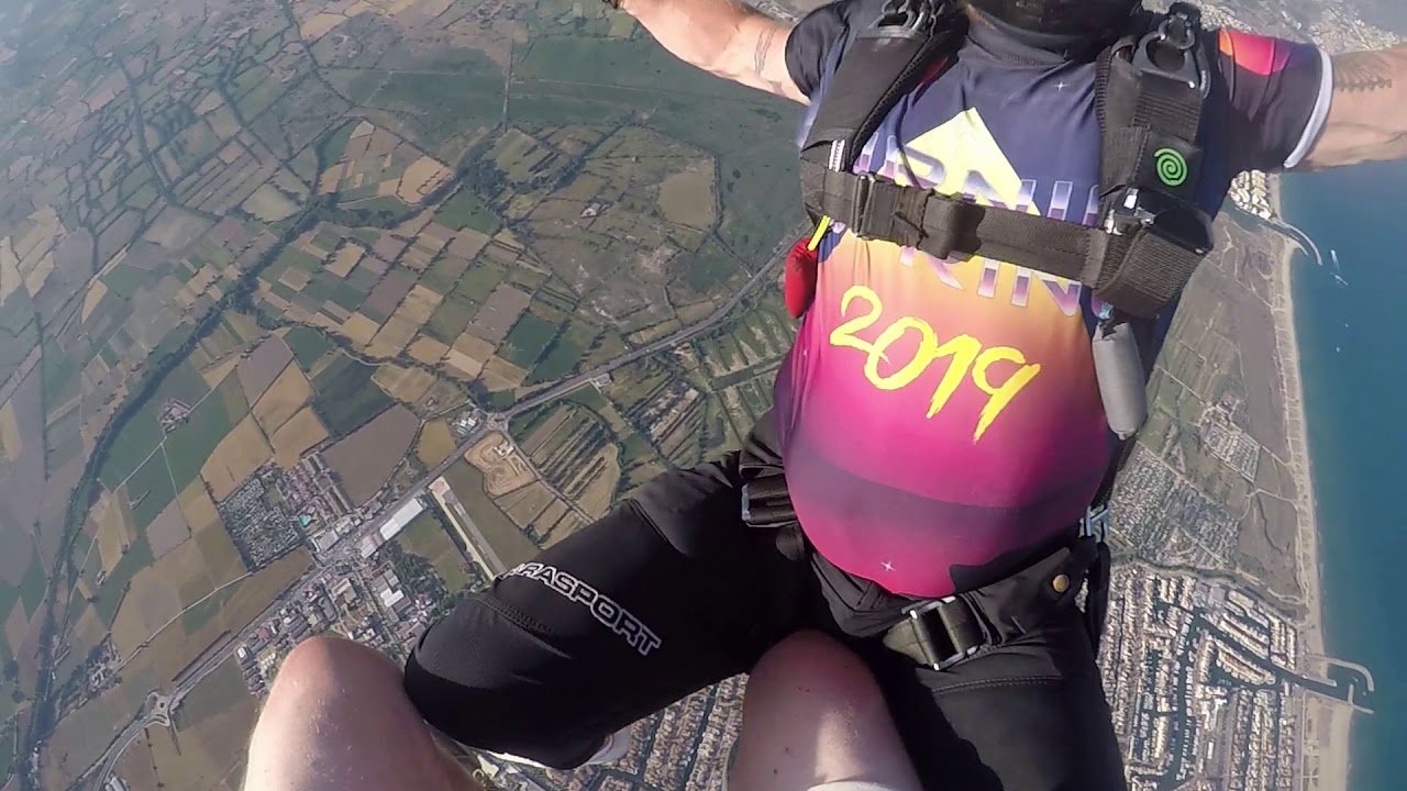 We all know, to go skydiving you need balls! - YouTube