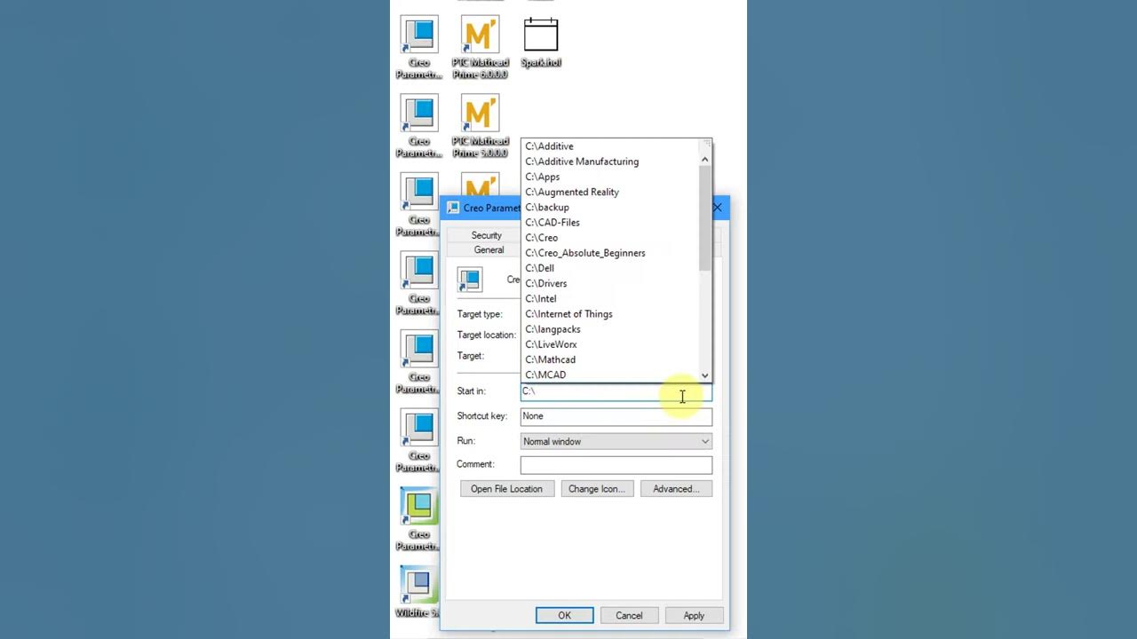 Creo Parametric - Configuration | Setting Your Default Working Directory #Shorts - YouTube