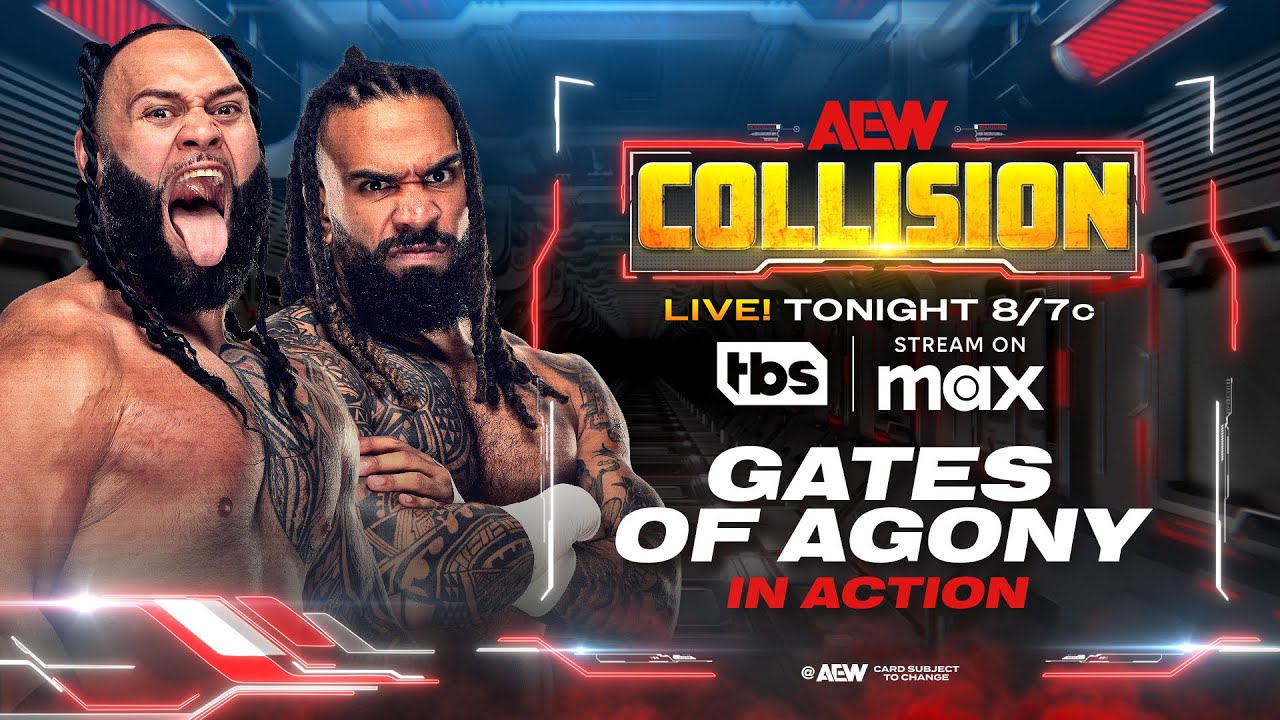 WWE 2K25 Gates Of Agony In Action | AEW Collision 5/3/25 - YouTube
