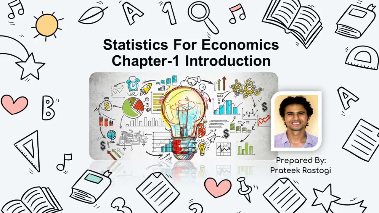 Class 11। NCERT । Economics । Statistics । Chapter 1 Introduction - YouTube