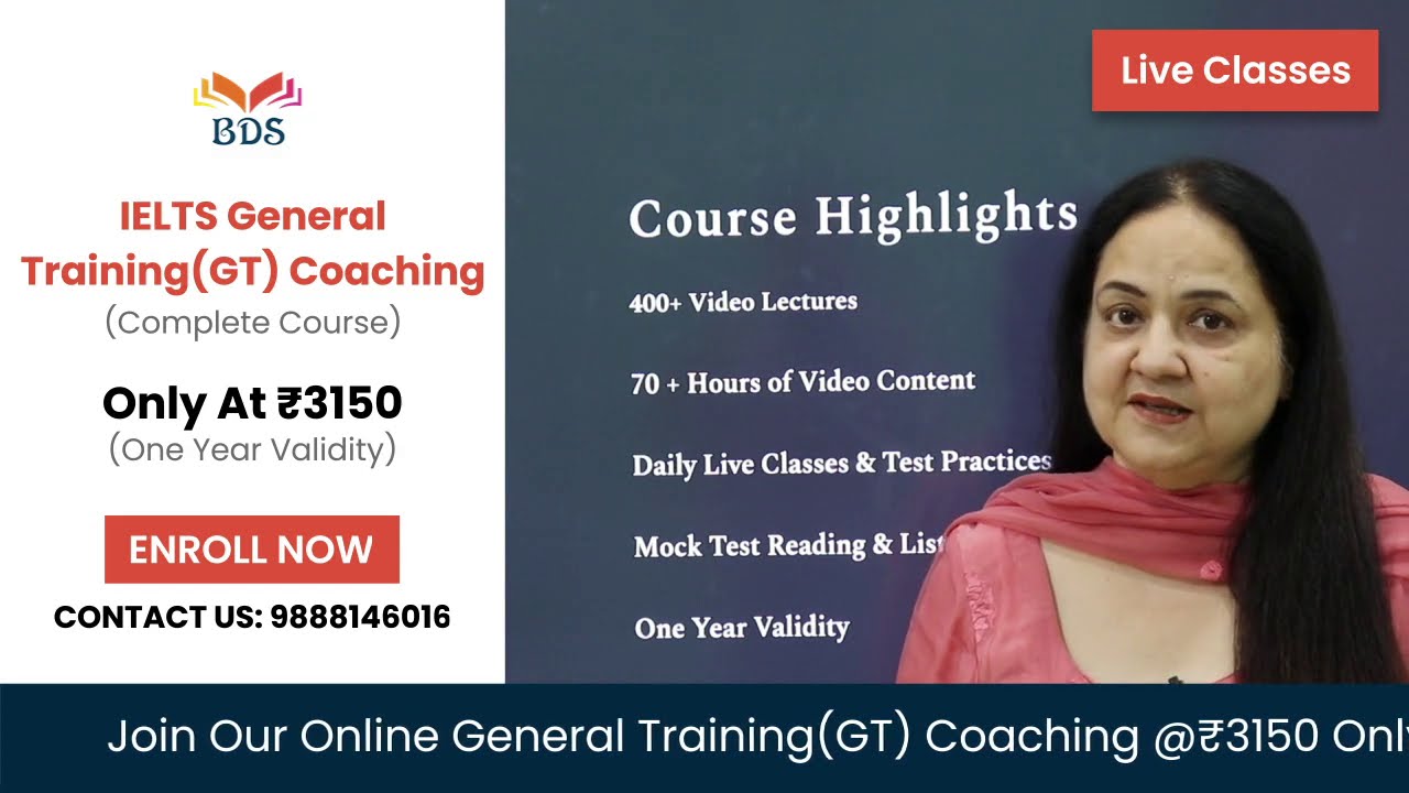ONLINE COMPLETE IELTS GENERAL TRAINING COURSE WITH LIVE CLASSES - YouTube