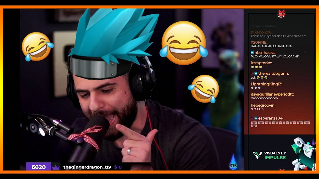 SYPHERPK DOES NINJA RAGE IMPRESSION ON LIVE STREAM 🤣 FORTNITE FUNNY ...