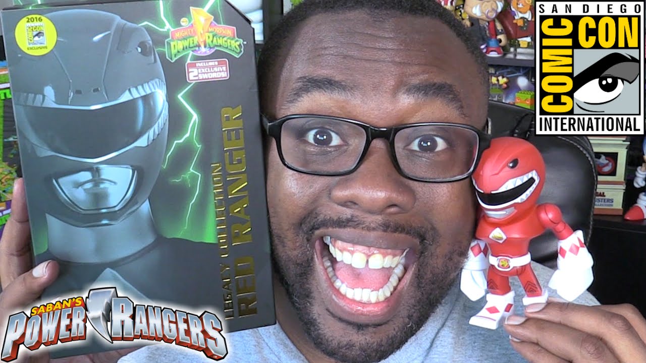 POWER RANGERS COMIC-CON 2016 Exclusive Toys Unboxing - YouTube