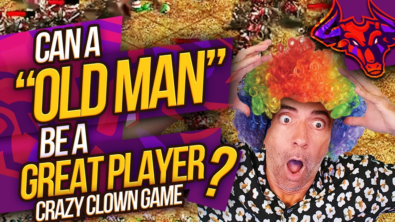 A old man can be a great player?? Crazy Clown game trying hard!!! # ...