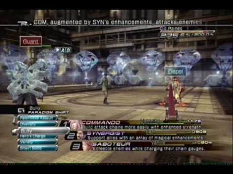 Final Fantasy XIII Chapter 10 Boss Fight 1 Cid Raines.wmv - YouTube