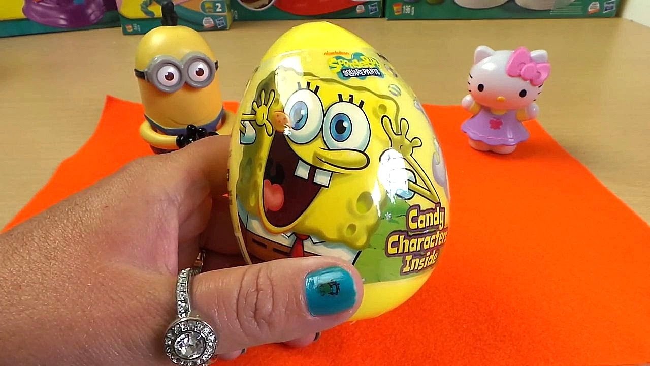 Surprise Toy Opening of the latest Spongebob Squarepants Easter Eggs ...