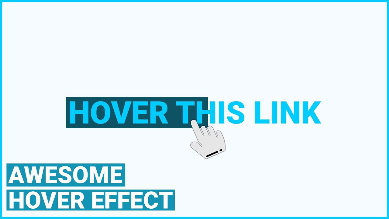 Cool Hover Effect In Html And Css Web Design Youtube