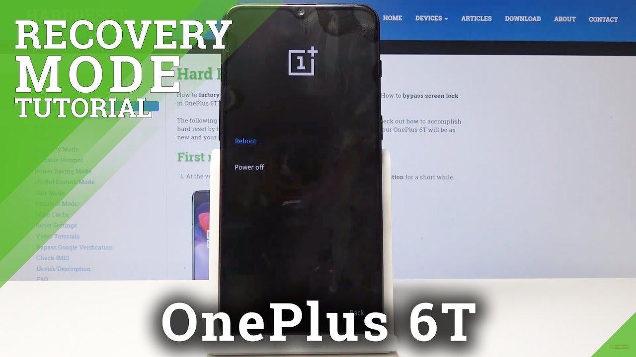 How to Enter Recovery Mode in OnePlus 6T - OnePlus Factory Mode - YouTube