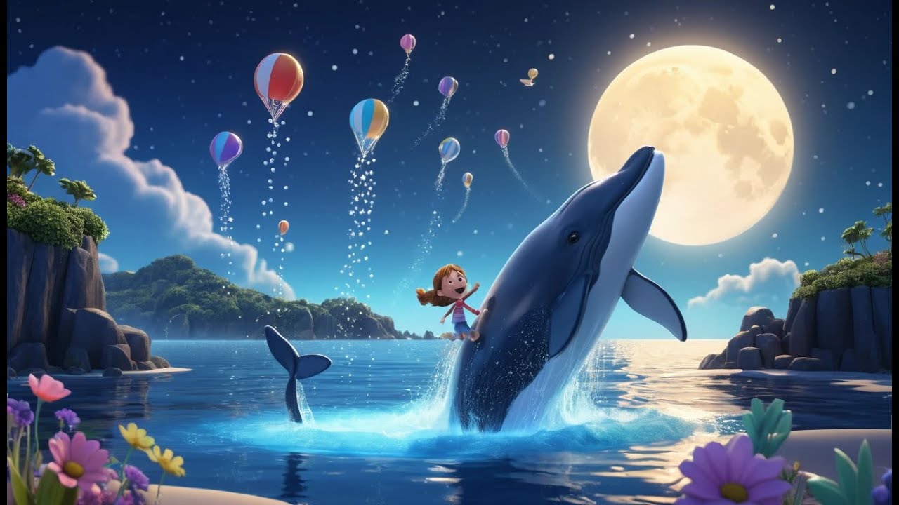 Whales Go Dancing Under the Moon! | Fun Ocean Song for Kids | Whale Dance Adventure - YouTube