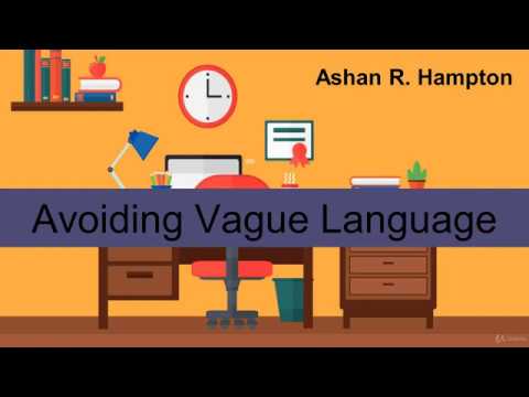 How to Avoid Vague Language in Expository Writing - YouTube