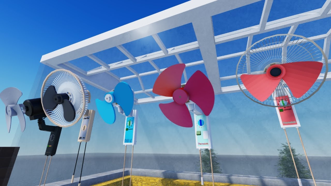 Roblox Fans : Let's Get Ready Turn In On a Wall Fan On The Rooftop ...