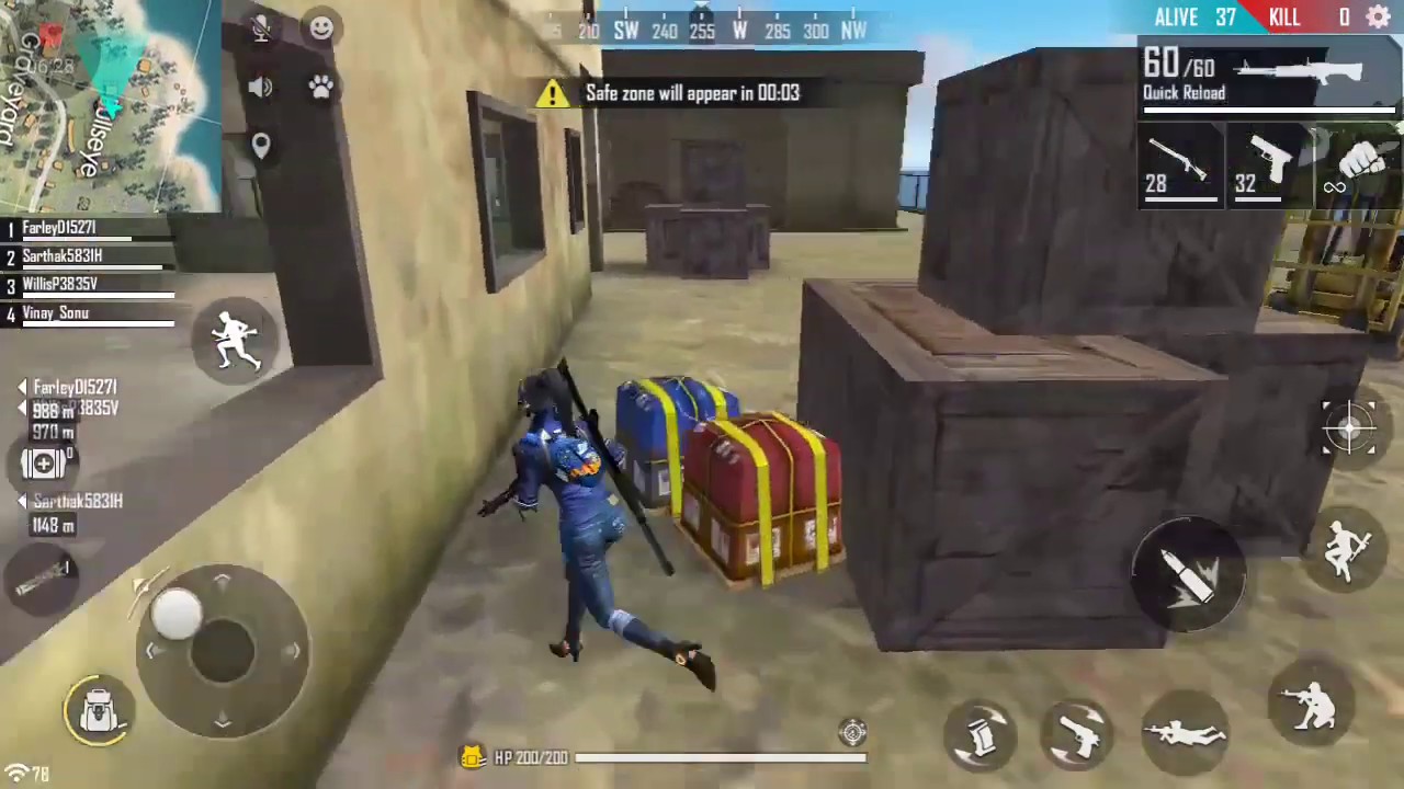 FREE FIRE - Classic Squad Game - Garena Free Fire || garena free fire ...