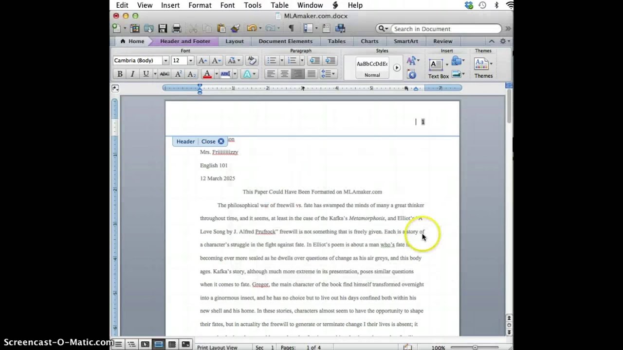 Style Your Header In MLA Format In 60 Seconds YouTube style-your-header-in-mla-format-in-60-seconds-youtube