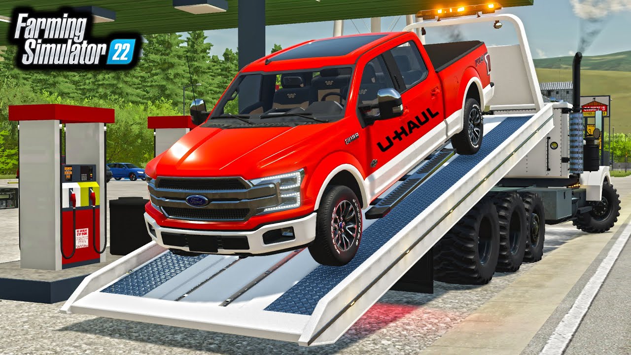 REPOING A U-HAUL RENTAL TRUCK! (2000HP TOW TRUCK) | FS22 - YouTube