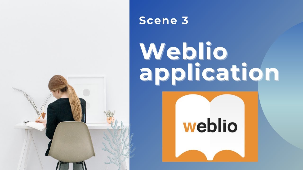 Scene 3 - Weblio Application #Weblio #ESLtutor #homebasedwork - YouTube