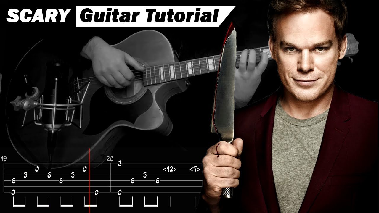 Dexter Blood Theme 🩸 Scary Guitar Tutorial + TABs 👻 - YouTube