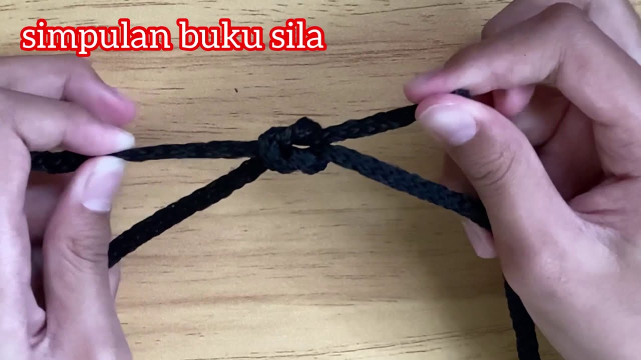Simpulan Buku Sila dan Ikatan Simpul Manuk (Pengakap) - YouTube
