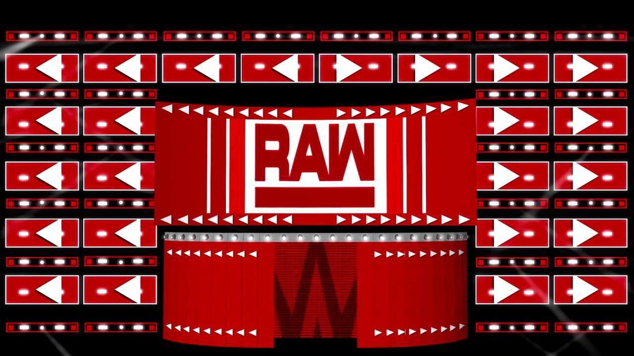 WWE RAW 2018 PPV FIGURE STAGE ONLY (WITH CROWD) - YouTube