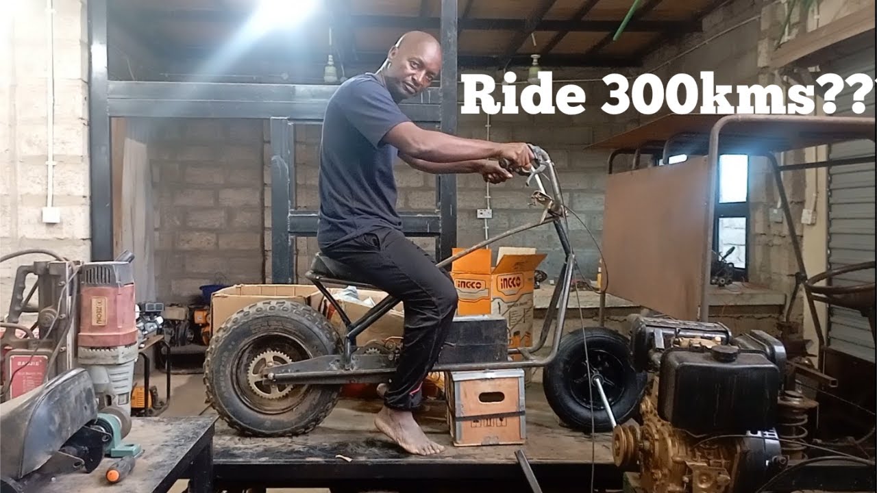 How Bush Engineer Is Making A Home Made Electric Scooter To Ride 300kms ...