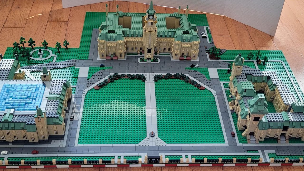Lego Parliament Hill MOC Timelapse - YouTube
