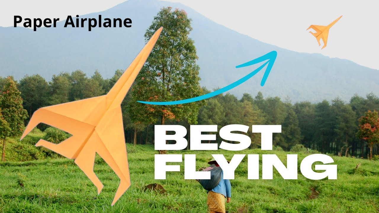 Amazing - How to make a paper airplane fly very fast and far # ...