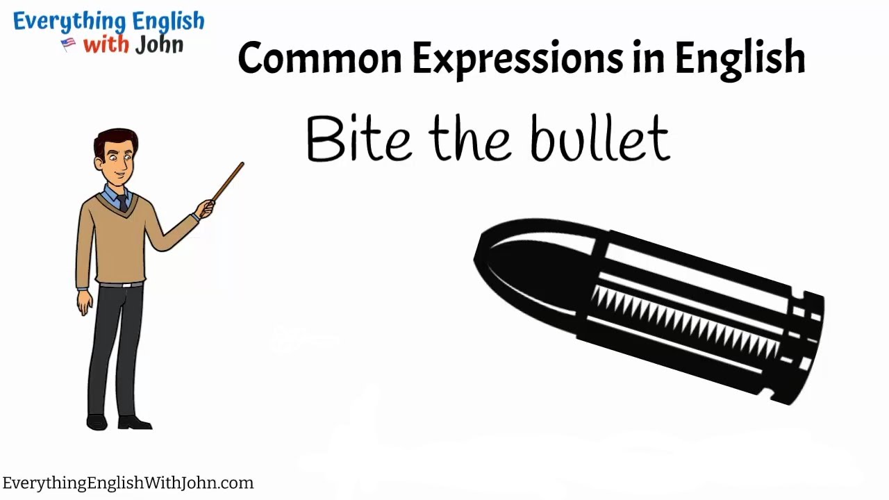 Bite the Bullet: Common Expressions Daily Use #englishvocabulary - YouTube
