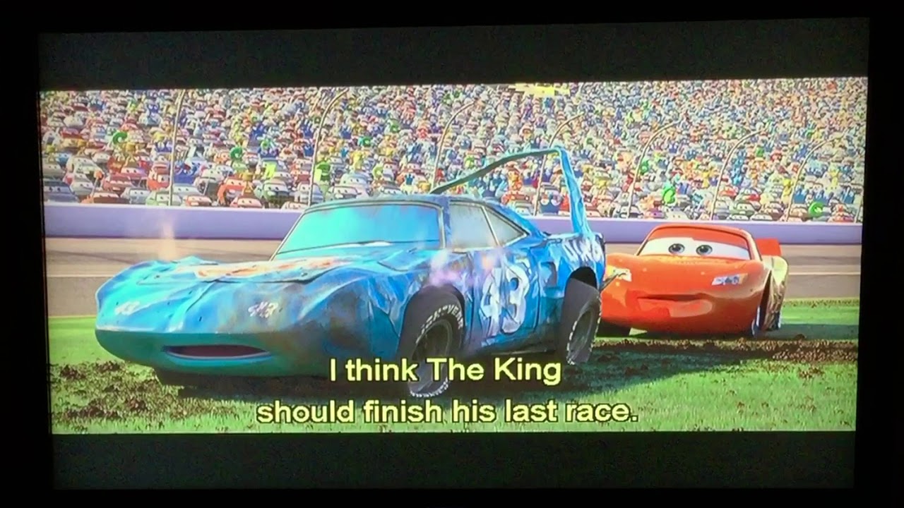 Lightning McQueen: I think The King should finish his last race. - YouTube