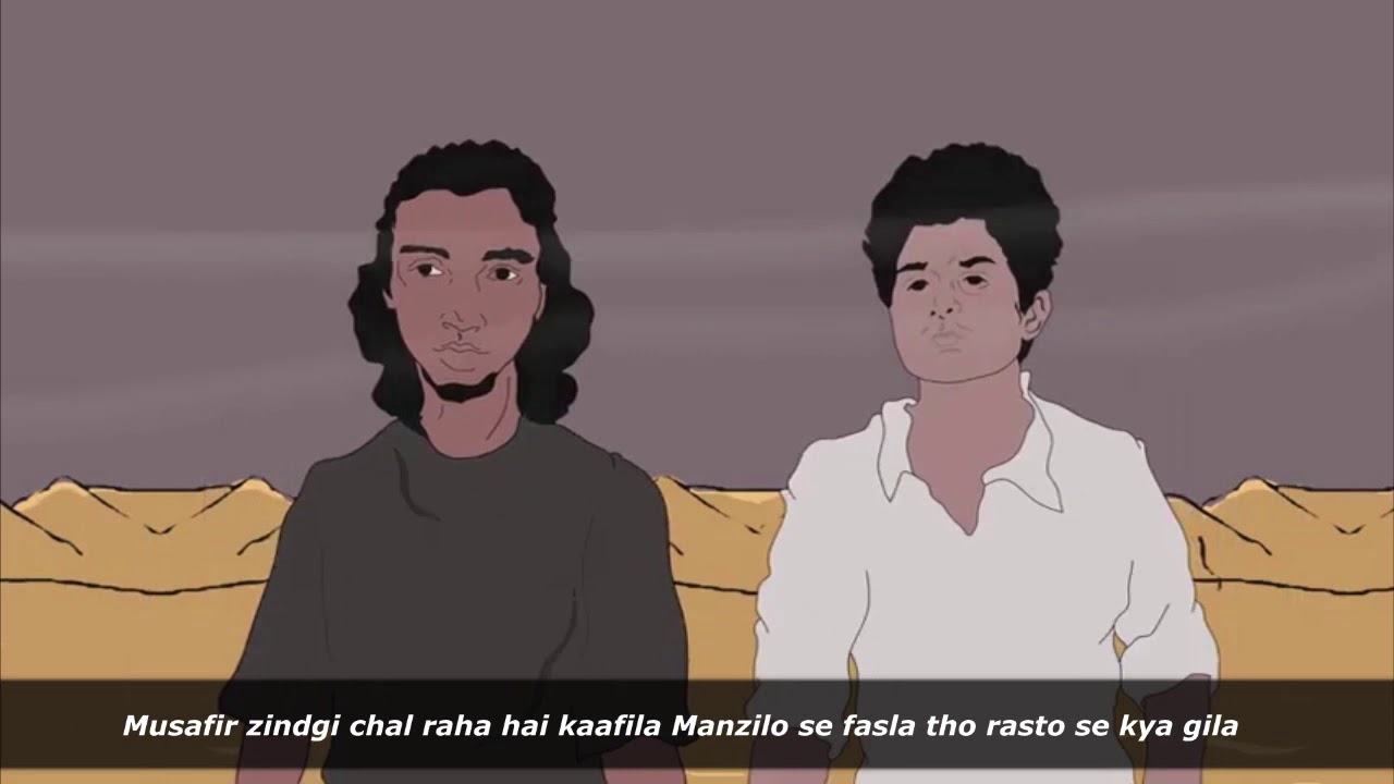 Musafir - Farhan Khan × GRAVITY {LYRICS VIDEO)|Prod. by Gums | Hindi ...