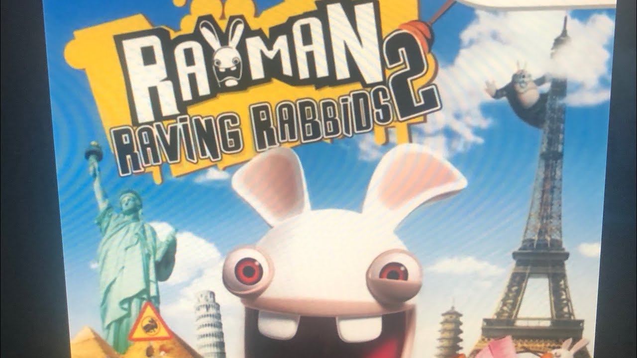 Rayman Raving Rabbids 2 (Nintendo Wii) Game Over - YouTube