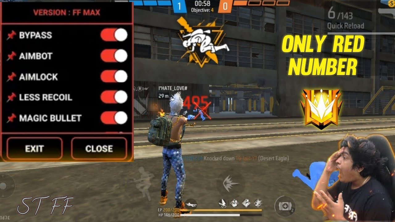 Free Fire Max + free fire headshot injector CS Rank Working | New Ob36 ...