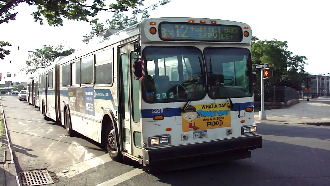 MTA New York City Bus: New Flyer D60HF #5336 Bx12 +SBS+ @ E. Fordham ...