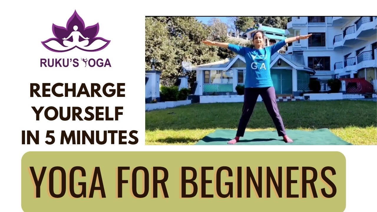 5 MINUTES MORNING WORKOUT| BEGINNERS YOGA|YOGA FOR BEGINNERS - YouTube