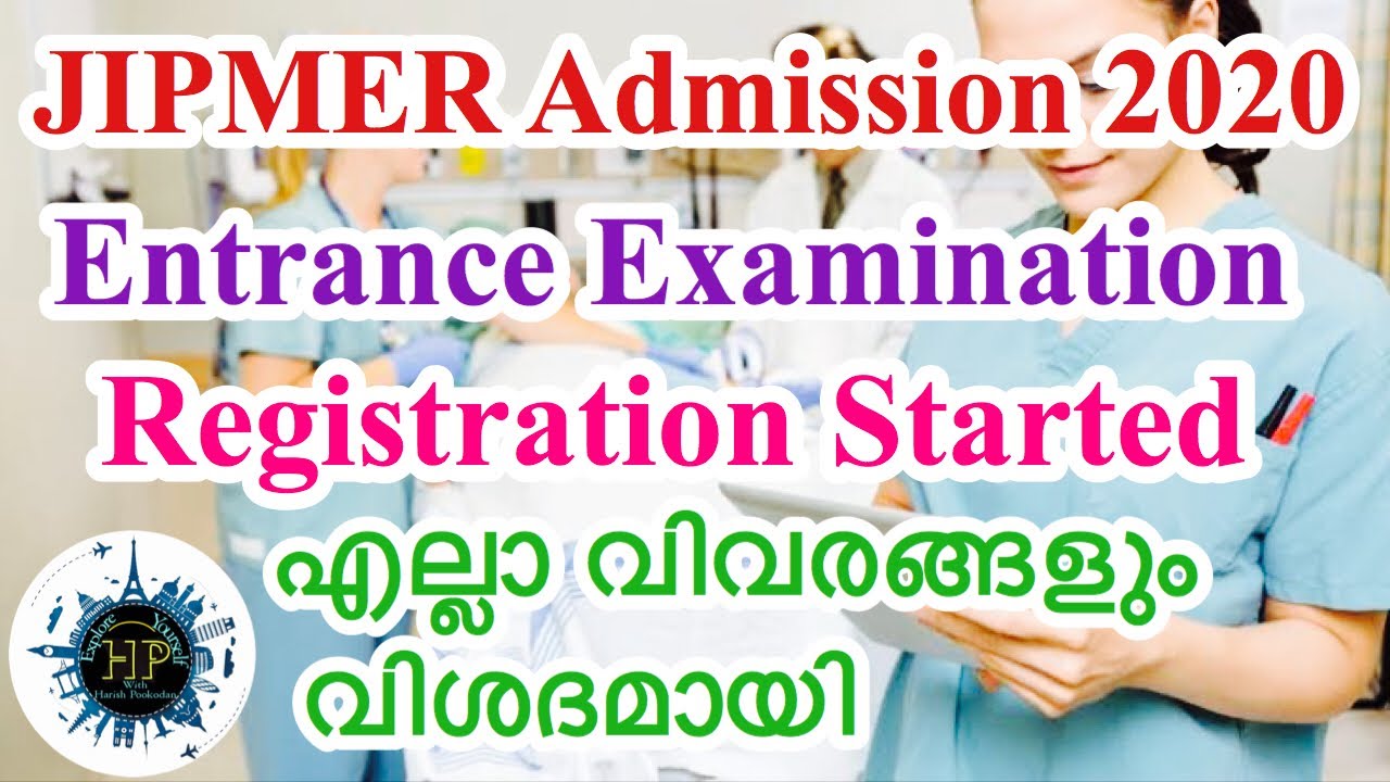 JIPMER Admission Procedures. Entrance Examination Syllabus ...