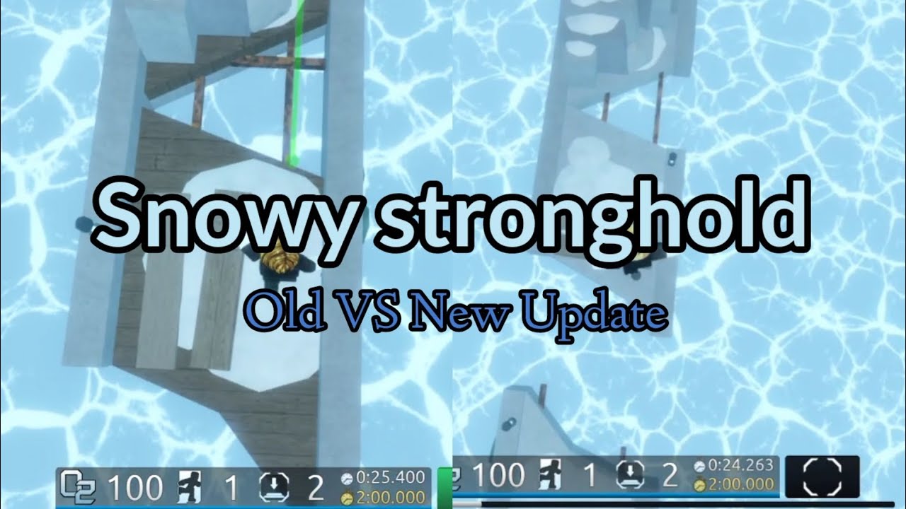 Snowy stronghold (Old VS New Update) FE2 CM - YouTube