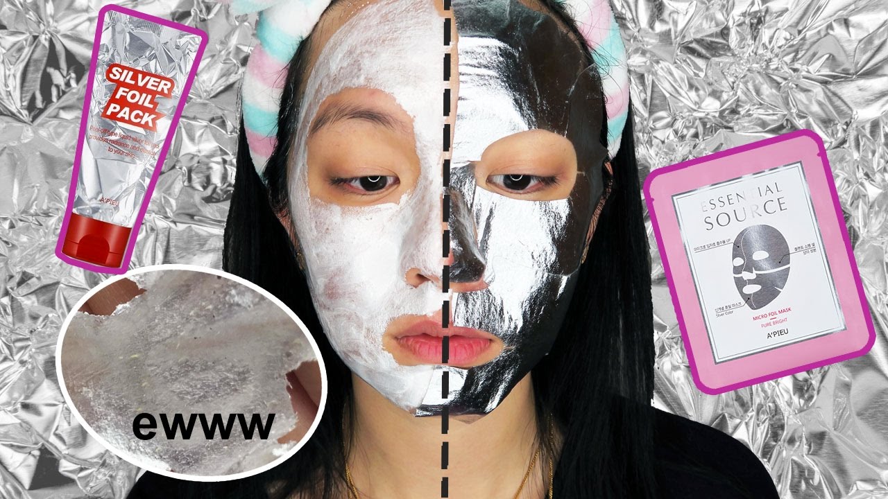 BEST CHROME PEEL OFF MASK FOR BLACKHEADS |APIEU Foil Pack VS. Foil Mask ...