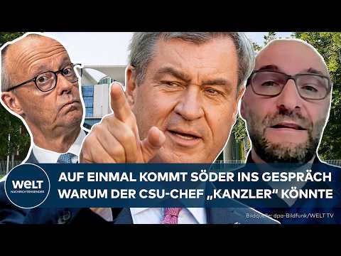 BERLIN: Plötzlich kommt Markus Söder ins Gespräch – Warum der CSU-Chef \