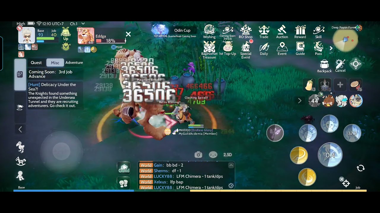 (RAGNAROK ORIGIN) 1V1 EDGA SPEAR TYPE STR-VIT - YouTube