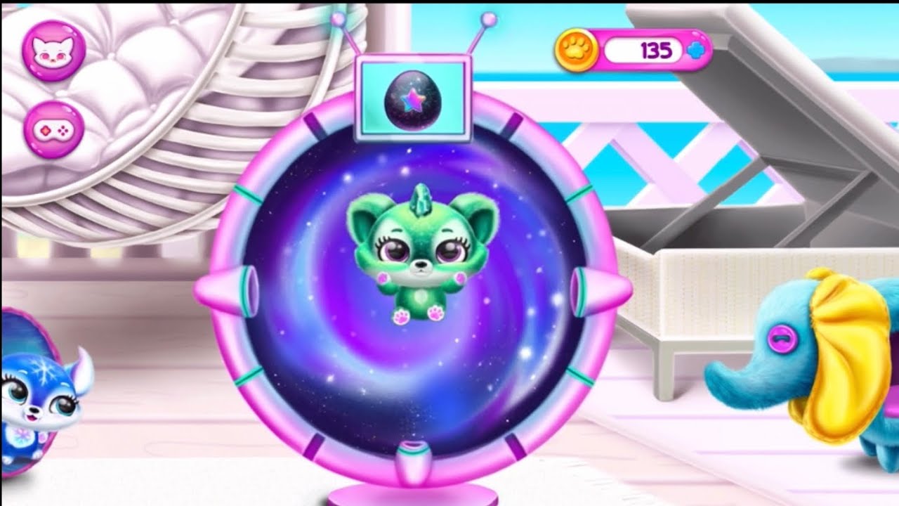 Fluvsies Gameplay #6 fluffy pet care|where to find last black space egg ...