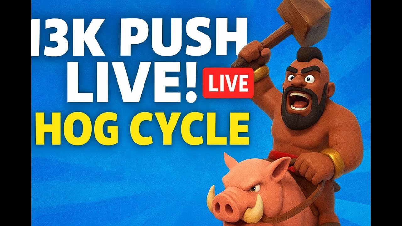 “13K PUSH LIVE! HOG CYCLE GOES WILD 🔥🐗” - YouTube