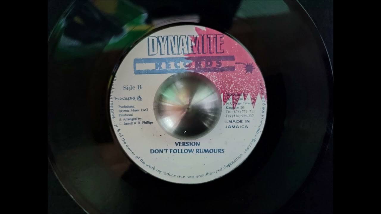 Don't follow rumours riddim ( Dynamite Records ) 7" vinyl - 2005 ...