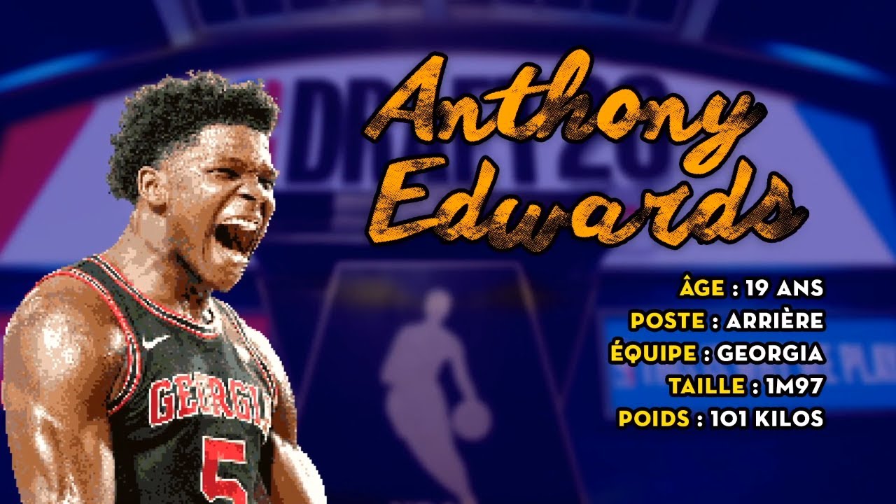 Draft NBA 2020 : Anthony Edwards, le profil complet ! - YouTube
