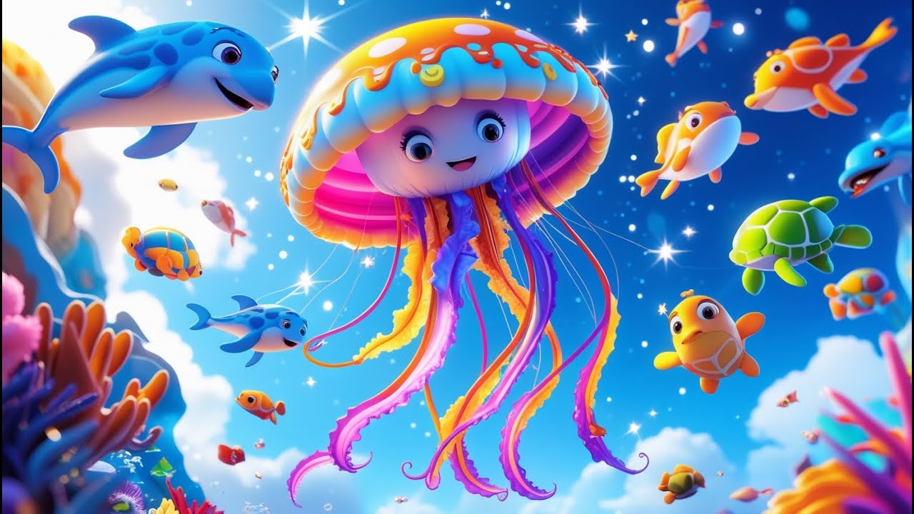 Glowing Jellyfish Dance: A Magical Song for Kids | Children's Music ...