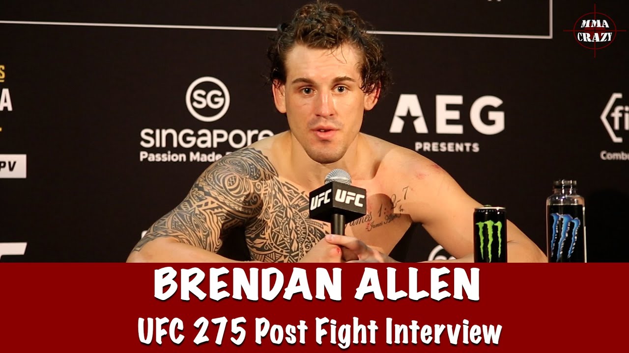 Brendan Allen calls out Anthony Hernandez & talks on win over Jacob ...