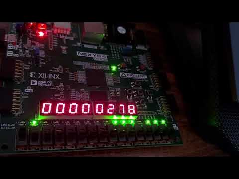 NEXYS 4 DDR Contador con switch 15 - YouTube