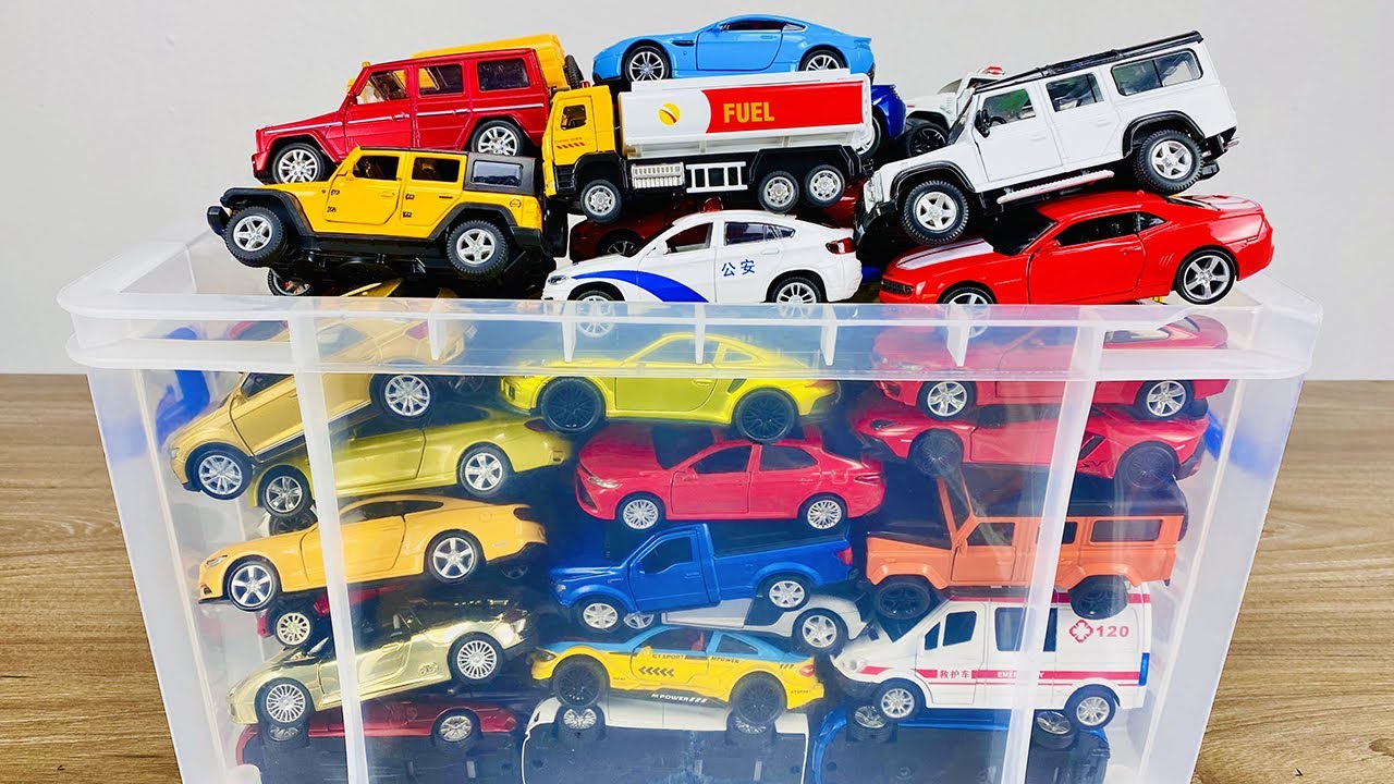 Box full of Diecast Cars Model - Welly Cars Collection Review - YouTube
