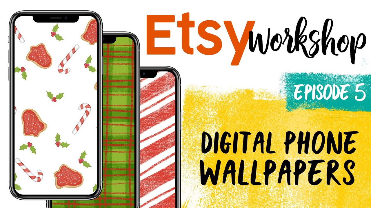 How to create downloadable digital wallpapers to sell online - YouTube