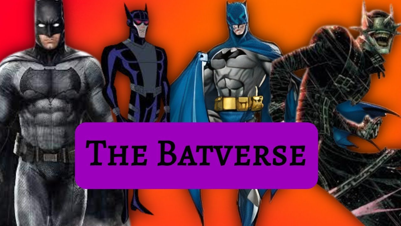 10 Different Versions Of Batman || The Batverse - YouTube